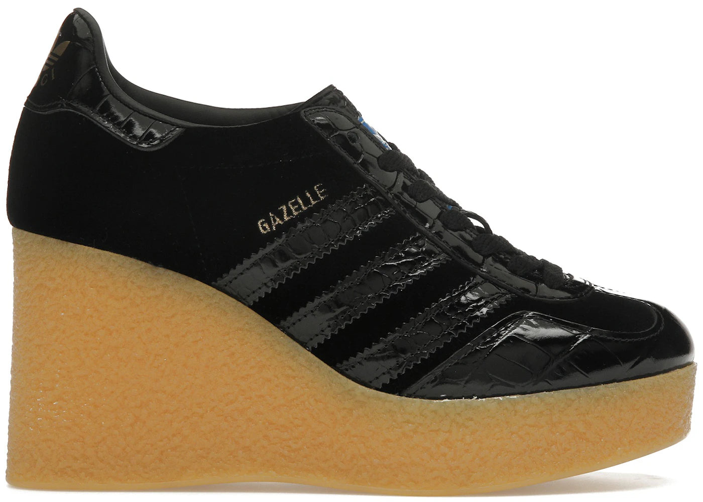 adidas x Gucci Gazelle Wedge Black Croc (Women's) – Side Kicks