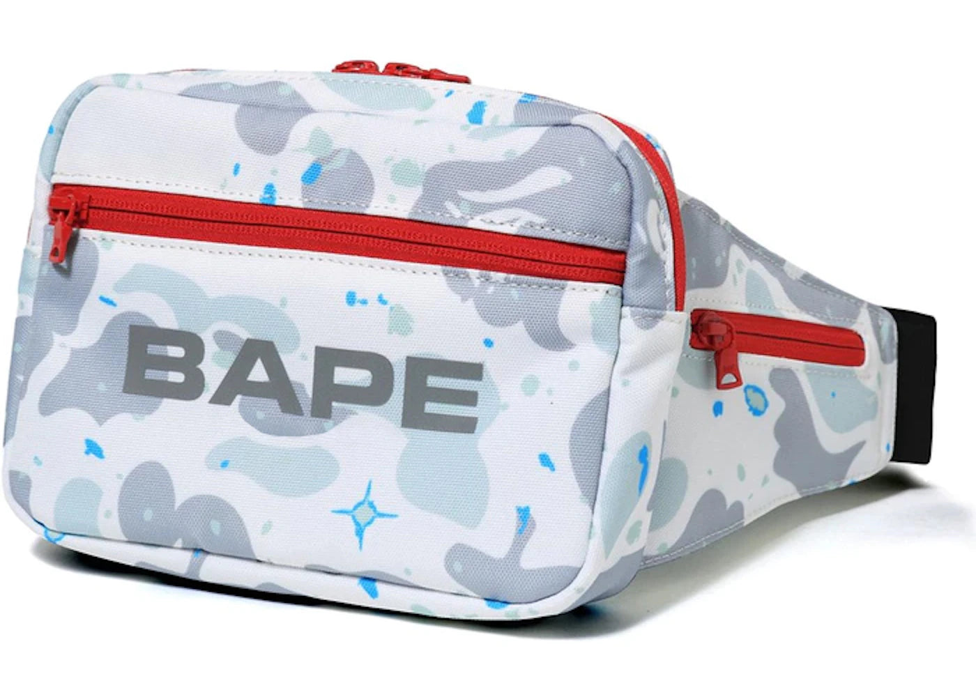 BAPE Space Camo Waist Bag White – Side Kicks