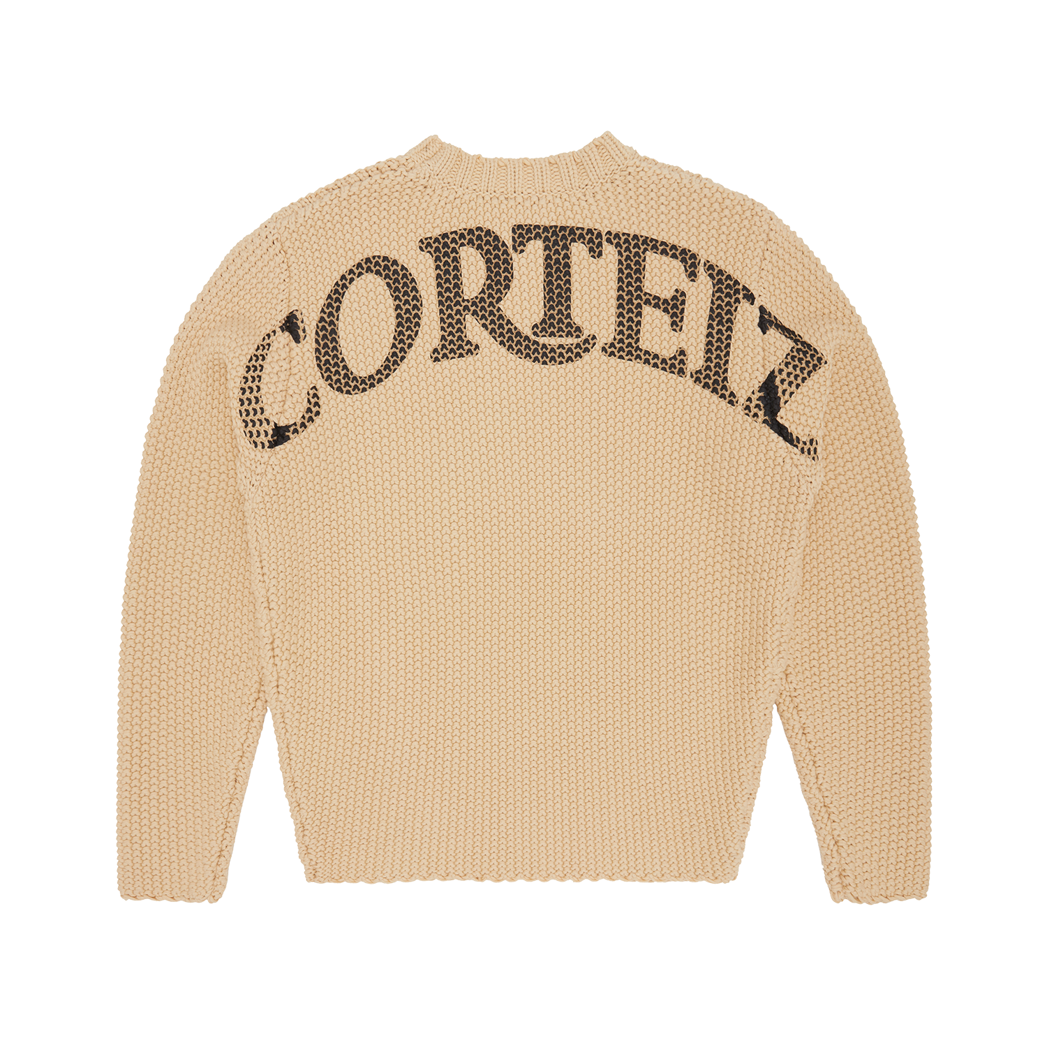Corteiz Heavy Knit Royale Sweater natural – Side Kicks