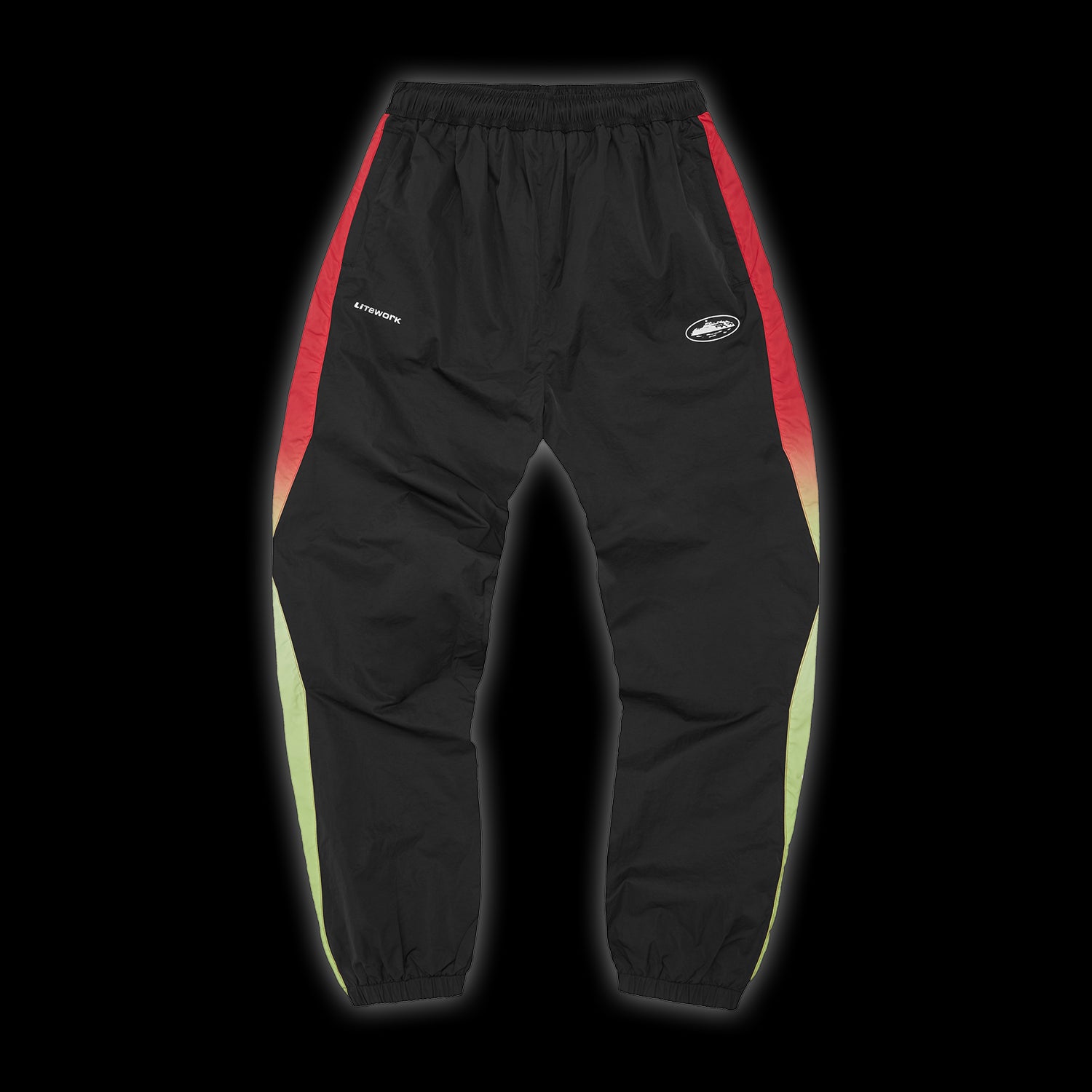 Corteiz Gradient Litework Pant Black – Side Kicks